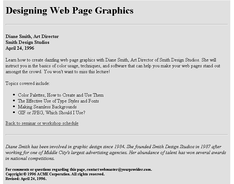 chapter 5 -- Lots of Pages--The Template Way