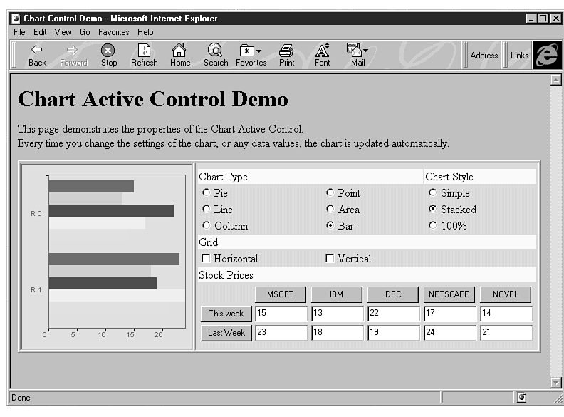 Chapter 27 -- The Chart and Grid Controls