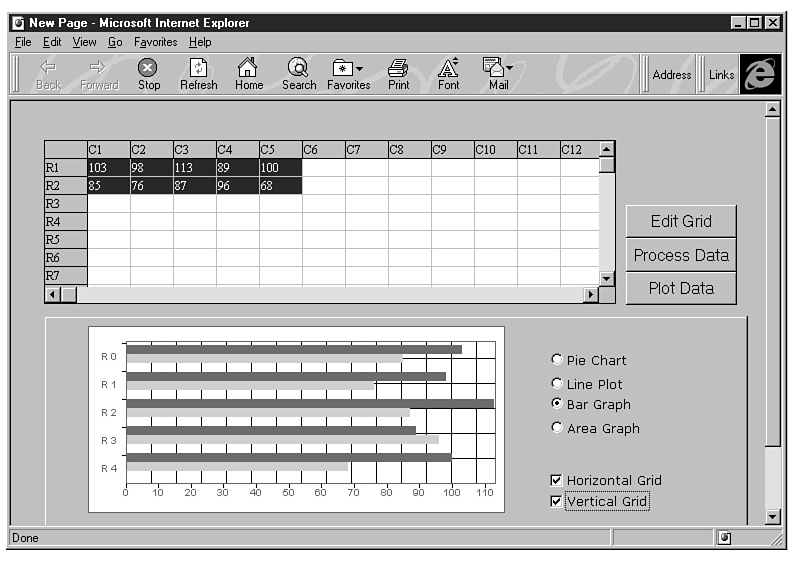 Chapter 27 -- The Chart and Grid Controls