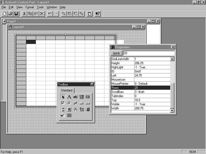 Chapter 27 -- The Chart and Grid Controls