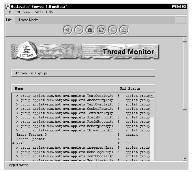Chapter 3 -- Browsing Java